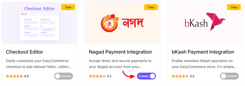 Nagad Payment Integration – EasyCommerce